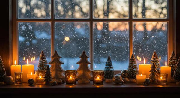 DIY Beeswax Christmas Candles